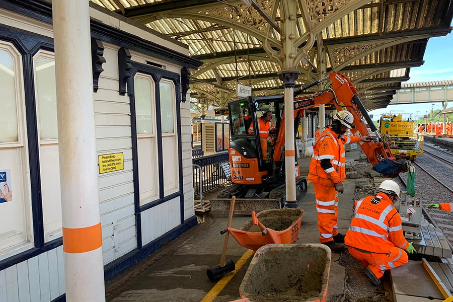 Kettering Station - Platform Realignment - Pro Rail Services